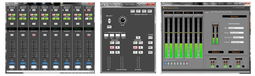 WHEATSTONE – CONSOLE VIRTUAL Glass E Software – Apoio Técnico